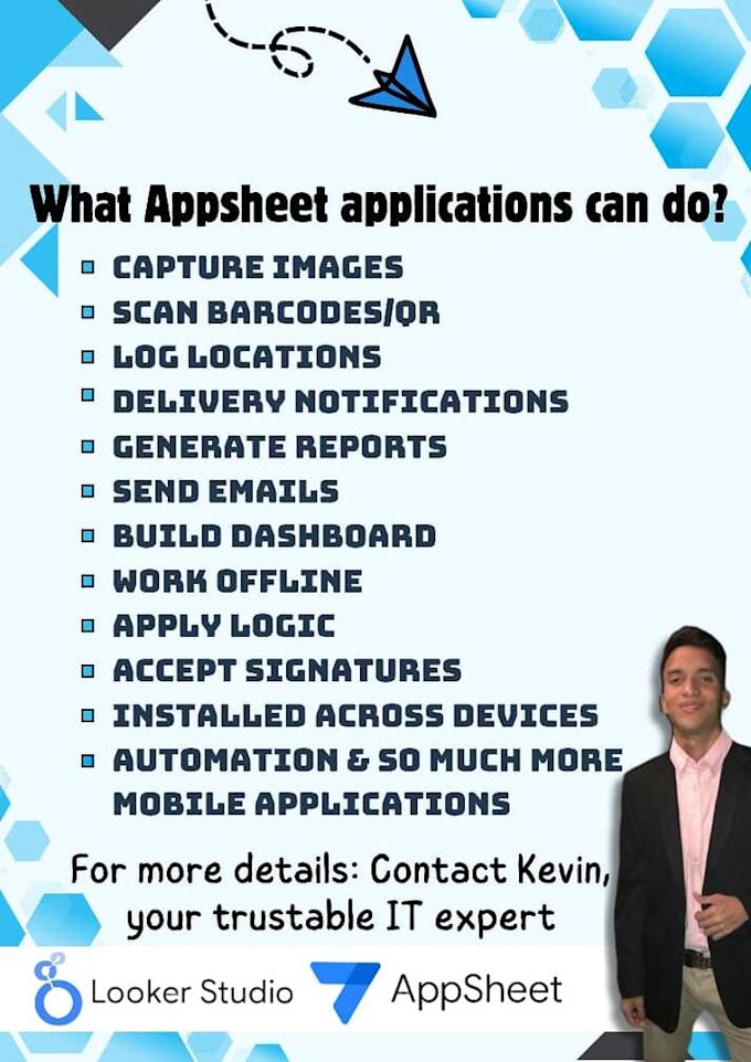 Appsheet apps and looker studio dashboards by Kevinmca25 | Fiverr