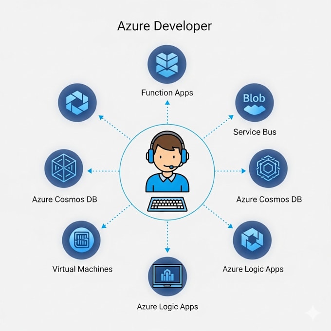 Develop azure solutions using functions, service bus, blob storage by ...