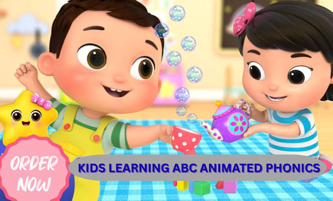 Create viral animation for kids learning videos and abc animated ...
