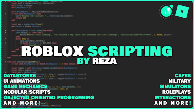 Script for your roblox game by Reza_e | Fiverr