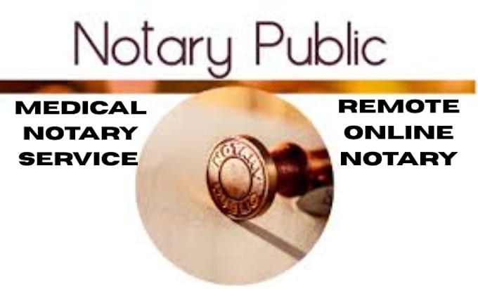 Do online notary, notarization document, business and legal document by ...