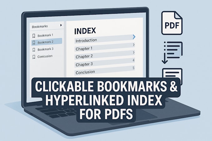 Make your pdf easy to navigate with clickable bookmarks and hyperlinked ...