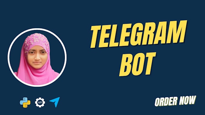 Build custom telegram bots with powerful features by Roni_katun | Fiverr