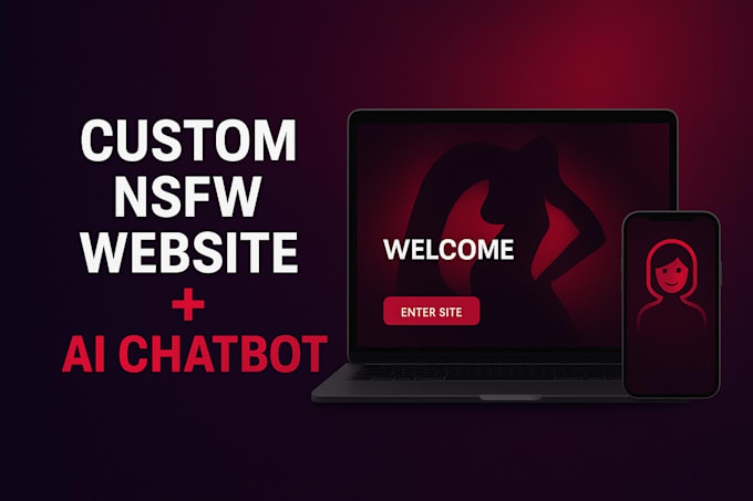 Build erotic nsfw website,nsfw art, ai nsfw girlfriend chatbot, character model by Blezly | Fiverr