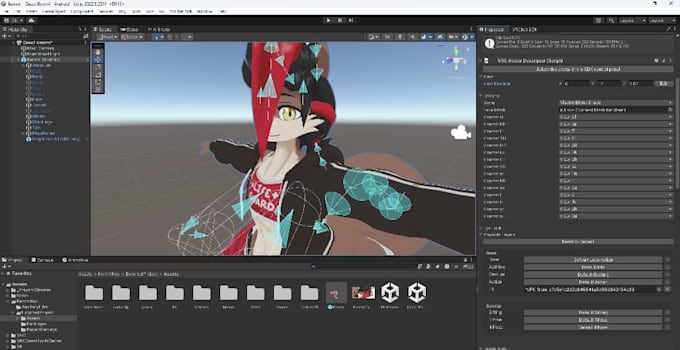 Edit and upload vrchat avatar dps gogoloco toggles outfits vrchat booth ...