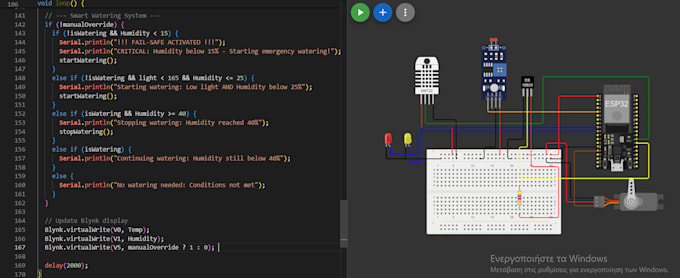 Do esp32, raspberry pi, arduino projects on wokwi by Panos_kini | Fiverr