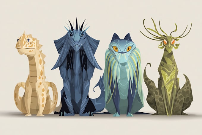 2d rpg character, dnd portrait character sheets creature by Daphnurgess ...
