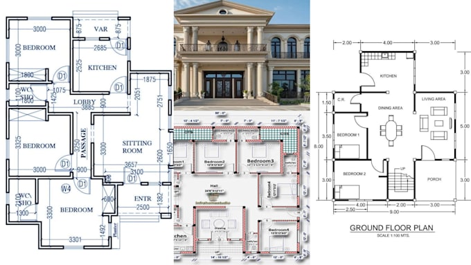 Do chief architect autocad city permit revit archicad cad drafting draftcad plan by ...