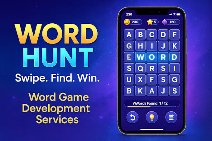 Develop a word guessing, crossword, or trivia game in unity by Netgen66 ...
