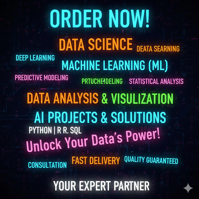 Do data science, ml, data analysis and ai projects by Rehanali4790 | Fiverr