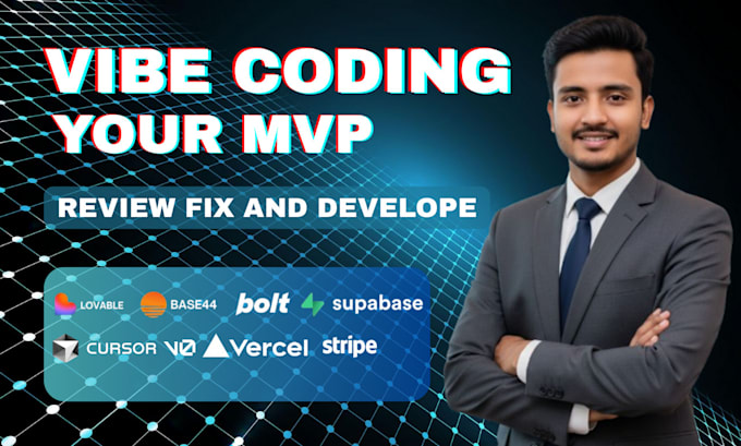 Build ai saas mvp, vibe coding with bolt, cusrsor, lovable, supabase ...