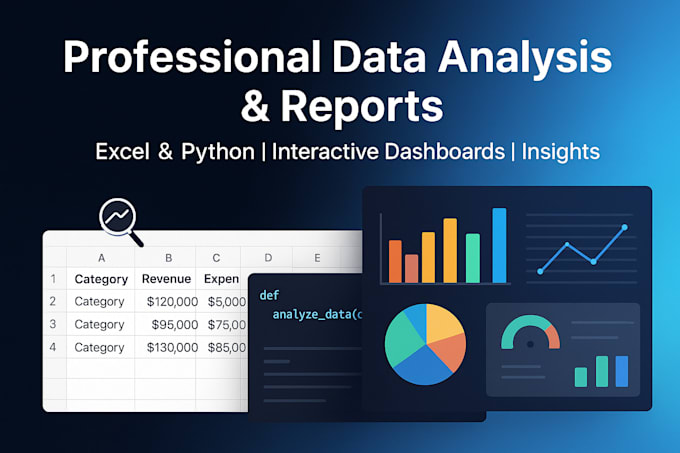 Provide professional data analysis and interactive reports by Salimzia29 | Fiverr