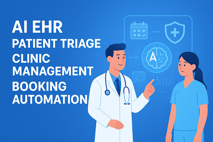 Build secure ai ehr, patient triage system, clinic management, automate booking by Rizwanbrude ...