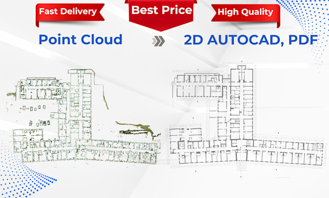 Convertir un nuage de points en plans 2d cad, élévations, sections