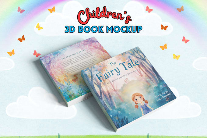 Create 3d mockups of your childrens book by Tamannaeva39 | Fiverr