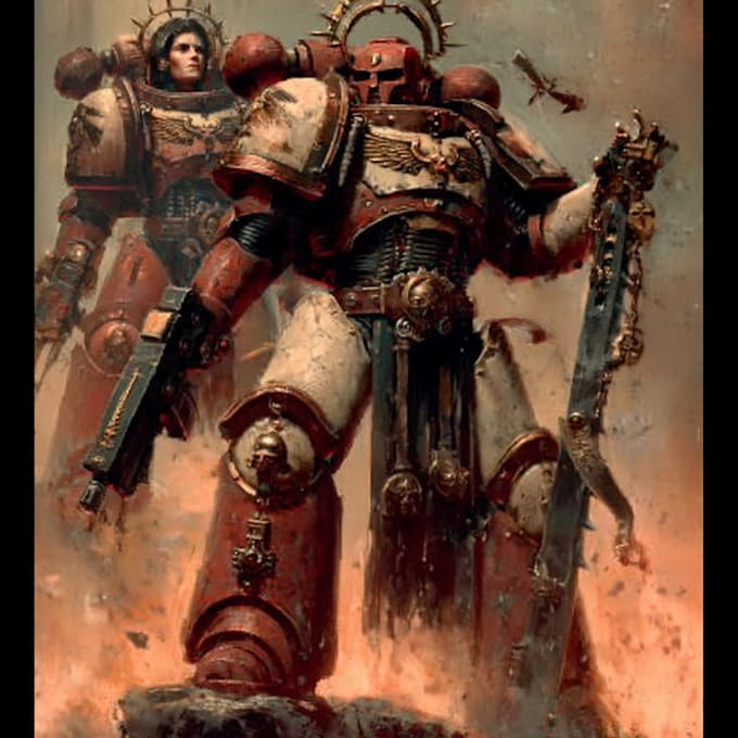 Draw xenos characters in warhammer 40k universe style by Mbinyere | Fiverr