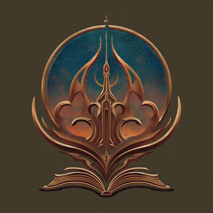 Designing a fantasy book novel series logo by Antoniadora | Fiverr
