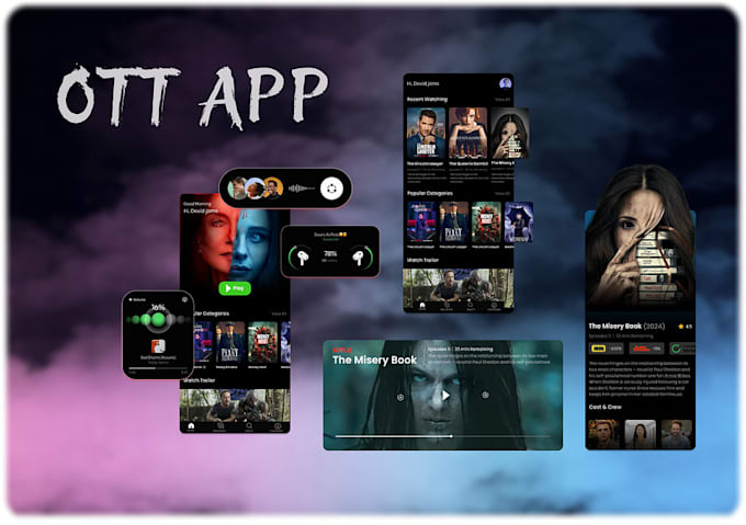 Develop video streaming app, ott app, iptv app, smart tv app, firestick app by Turksokilwu | Fiverr