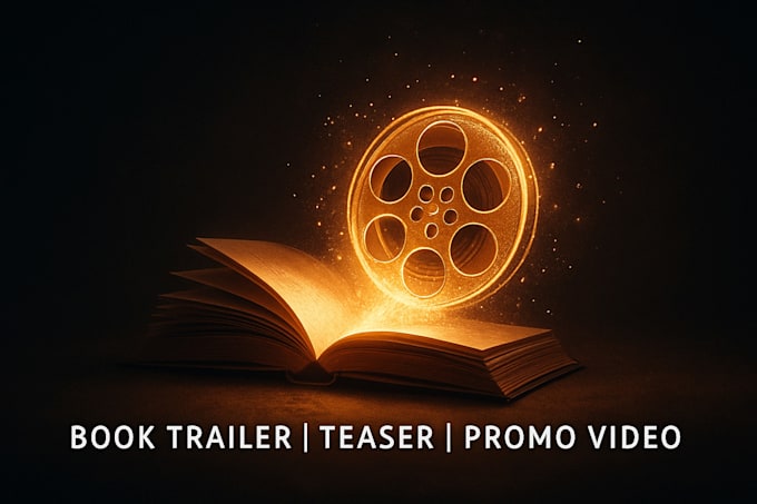 Create a cinematic book trailer video for your book launch by ...