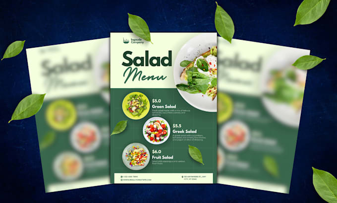 Design restaurant menu, food flyer, food motion flyer, and restaurant ...