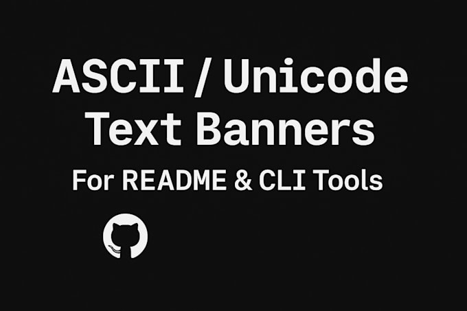 Design ascii or unicode banners for your readme or cli project by ...
