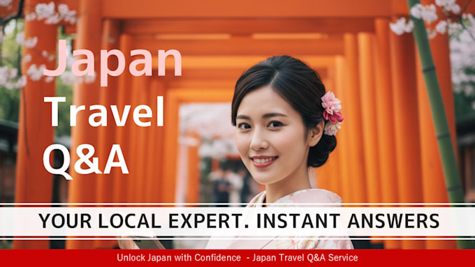 Answer to and research your japan travel questions by Masa_kimura | Fiverr