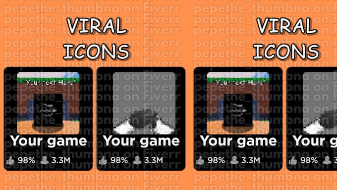 Create a viral roblox icon for your game by Pepethe_thumbna | Fiverr