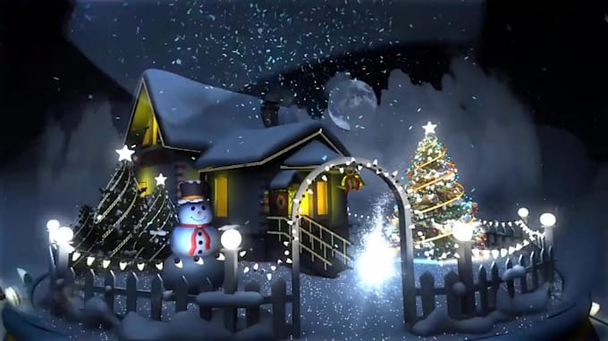 Design stunning christmas animation, promo, and explainer videos, xmas ...