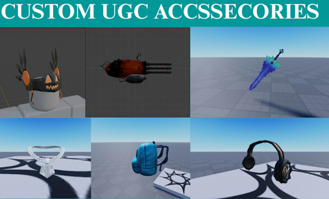 Create a 3d roblox ugc bundle, ugc accessories and dynamic head by ...