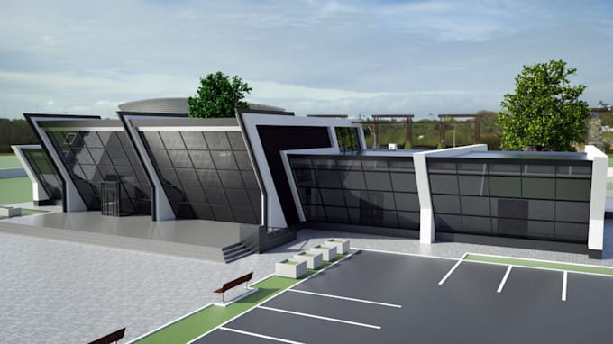 Design 3d event hall, wedding hall, restaurant interior, render ...