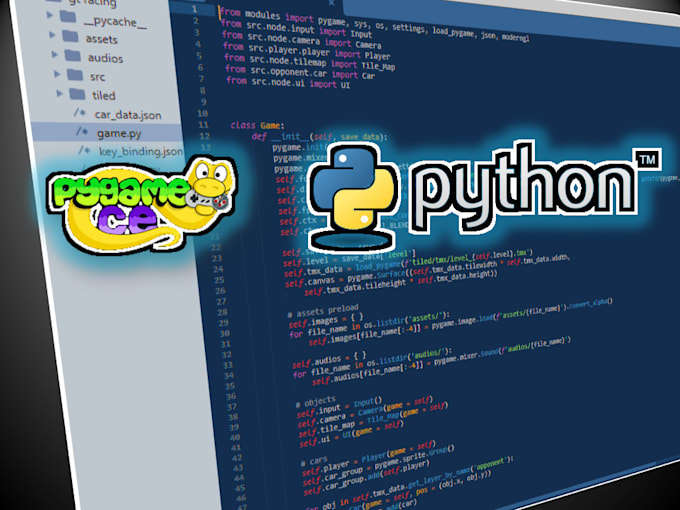 Create a 2d python game using pygame ce by Reyad14 | Fiverr