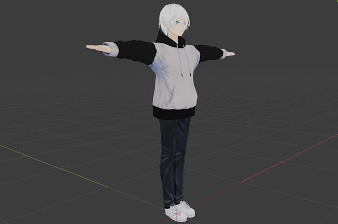Create a custom vrchat avatar,3d model,vtuber avatar,vrc model ...