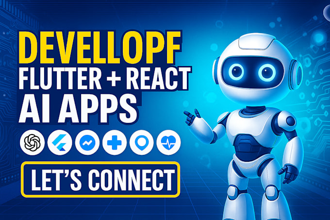 Do flutter ai app react native ai app healthcare ai app ai saas app ...