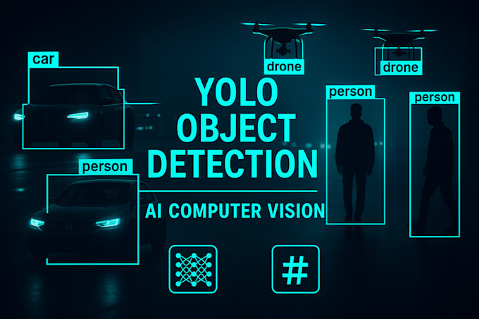 Do yolo object detection image recognition object tracking ai computer vision by Chucksbe | Fiverr