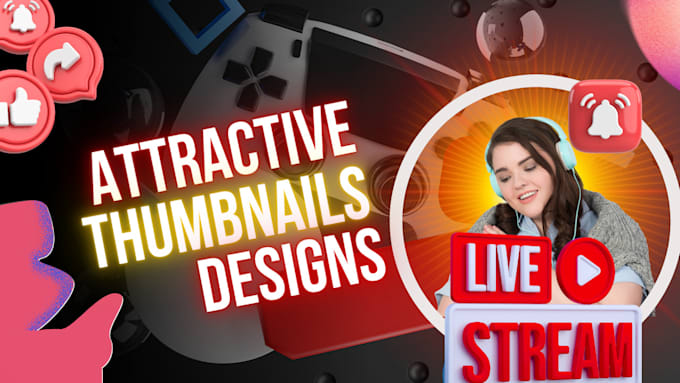 Create attractive thumbnail design by Ahmedn64 | Fiverr