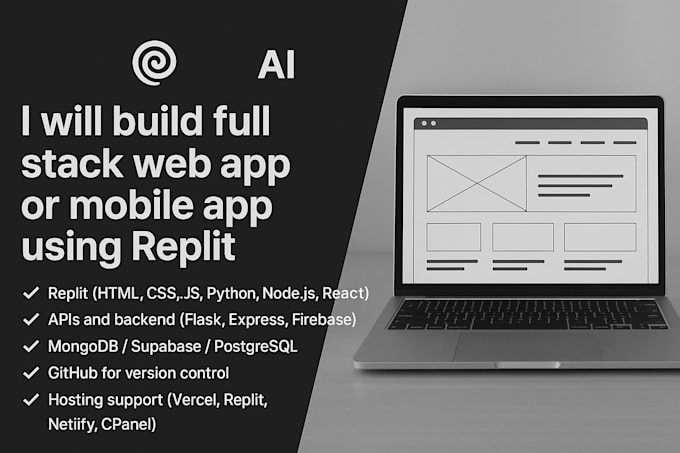 Build, design debug deploy a full website with replit, replit design replit ai by Daniel_abd4 ...