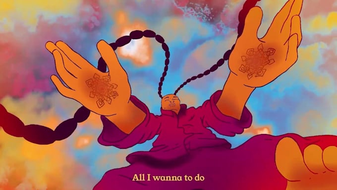 Create 2d cartoon music animation, music lyrics video, music ...