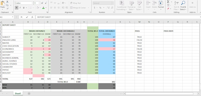 Create custom excel spreadsheet, formula, macro, excel analysis, report ...