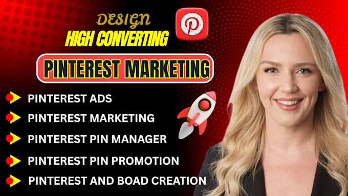 Create pinterest marketing pin design, pintrest promotion and ...