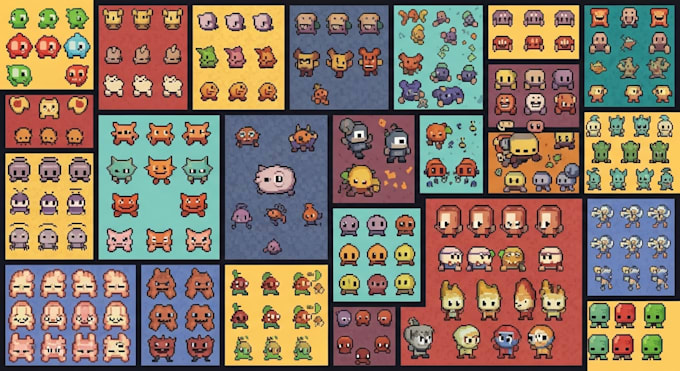 Do sprite sheet pixel art sprite sheet game art game assets 2d game ...