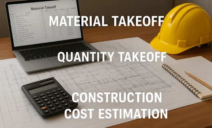 Do material take off, quantity takeoff and construction cost estimation ...
