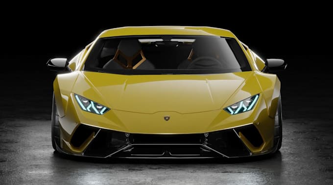 Reduce 3d car polycount, website car, f2 model, widebody kit, motion ...