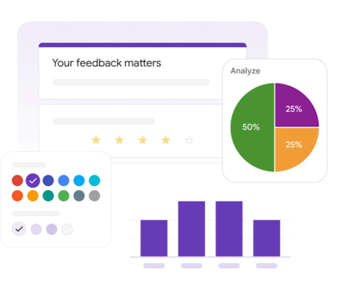 Make interactive forms in google forms and microsoft forms by Kamenkodo | Fiverr