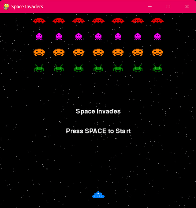 Develop a 2d python space invaders game with pygame by Egfatimazahra | Fiverr