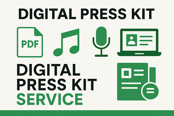 Design professional epk, press kit, media kit, one sheet by Epk_designer | Fiverr