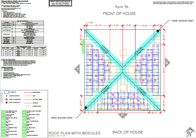Design complete solar pv permit plan sets for residential or commercial projects by Planet_solar ...