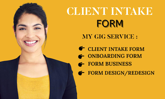 Create custom client intake, registration or feedback form by ...