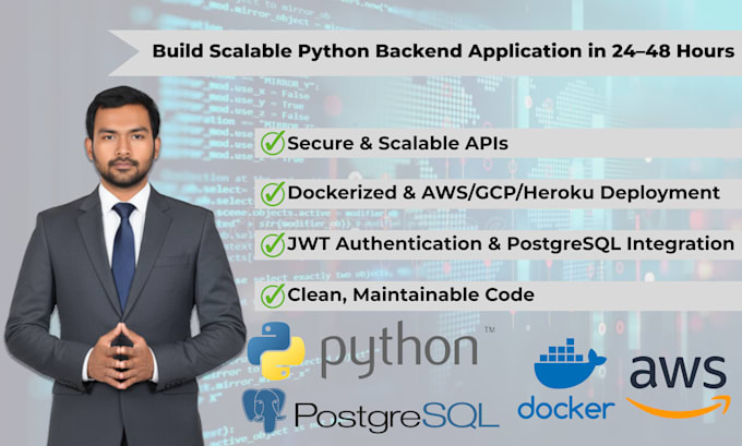Build a robust and scalable python fastapi backend api by Azad_sadi | Fiverr
