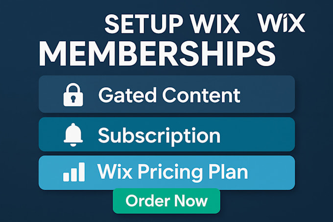 Setup wix memberships, gated content and subscription and wix pricing ...