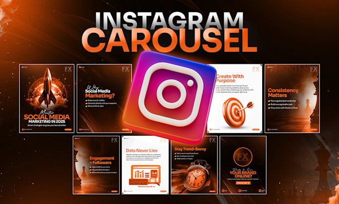 Design attractive social media carousel posts for your instagram by ...